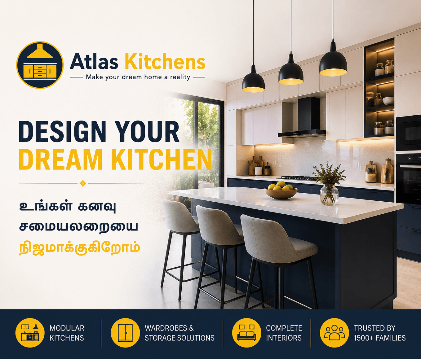 Modular Kitchen Chennai | Atlas Modular Kitchen and Interiors